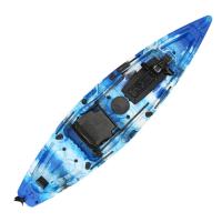 China Single Sit On Top Foot Pedal Drive Fishing Kayak 250kgs Capacity for sale