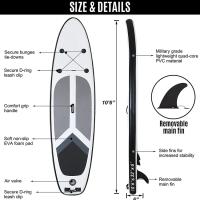 China Lightweight 400LBS Inflatable Stand Up Paddle Board 10'6