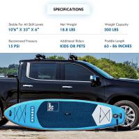 China 320LBS Capacity Inflatable Sup Stand Up Paddle With Anti - Slip EVA Deck for sale