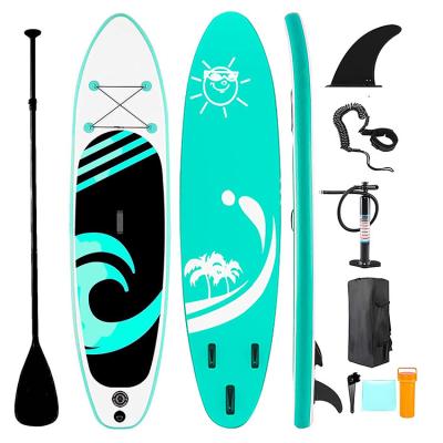 China Foldable Inflatable Stand Up Paddleboard 200LBS Capacity for sale