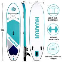 China Portable 400LBS Capacity Inflatable Paddle Board For Surfing for sale