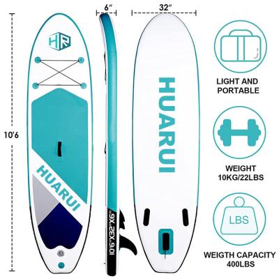 China Portable 400LBS Capacity Inflatable Paddle Board For Surfing for sale