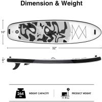 China Waterproof 264LBS Capacity Blow Up Surfboard For Cruising Exploring for sale