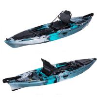 China Single Seat 10FT Fishing Sit On Top Canoe One Person LLDPE Plastic Kayak for sale