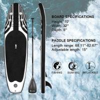 China Triple Laminated Inflatable SUP Paddle Boards 300LBS Capacity for sale