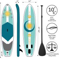 China Ocean Waters Board Inflatable Paddle Board Yoga Sup Paddleboard for sale