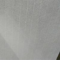 China White color wall covering high strength fire – resistant fiberglass non-woven mat for sale