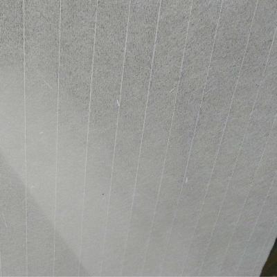China White color wall covering high strength fire – resistant fiberglass non-woven mat for sale