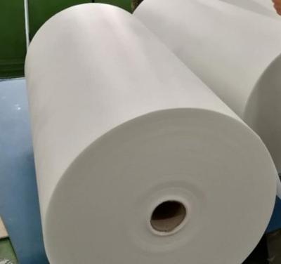 China White color high strength and fire – resistant fiberglass veil used for carpet tiles for sale