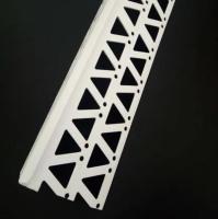 China Good quality and white color PVC corner bead with fiberglass mesh for wall corner for sale