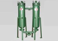 China Edible Oil Filter / Duplex Bag Filter Quick Opening Structure For Cosmetic Industry for sale
