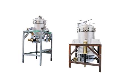 China Deodorized Oil Vertical Metal Leaf Filter / Solid Liquid Filtration System for sale