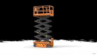China Man Boom Lift Skyboom SSL-12HD Electrical Scissor Boom Lift 12m Working Height for sale