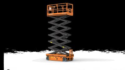 China Man Boom Lift Skyboom SSL-16HD Electrical Scissor Boom Lift 15.8m Working Height for sale