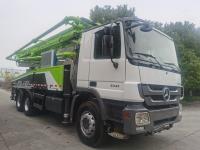 China Model 2013 56m Used Zoomlion Concrete Pump Truck With Mercedes Benz Chassis for sale