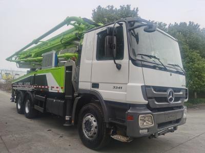 China Model 2013 56m Used Zoomlion Concrete Pump Truck With Mercedes Benz Chassis for sale