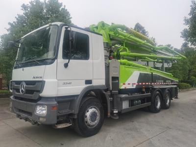 China 25 Ton Used Concrete Pump Truck With PLC Control System for sale