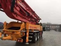 China Red Second Hand Concrete Pumps Truck Sany 46m With Isuzu Chassis for sale