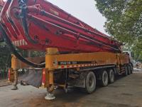 China 12Mpa Red Used Concrete Pump Truck Euro IV  72m 7 Section Vertical Reach for sale