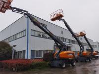 China Diesel Telescopic Boom Lift 29.8m Working Height SKYBOOM GTBZ-28J Model for sale