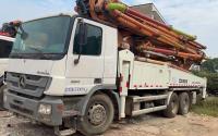 China White 49 Meter Used Concrete Pump Truck Zoomlion Euro3 11.95L for sale