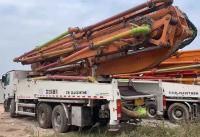 China White 49 Meter Used Concrete Pump Truck Zoomlion Euro3 11.95L for sale