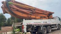 China White 49 Meter Used Concrete Pump Truck Zoomlion Euro3 11.95L for sale