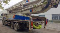 China Used Zoomlion Model 2013 56m Concrete Pump Truck With Mercedes Benz Chassis for sale