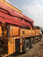 China Diesel Used Putzmeister Concrete Pump Truck 37M 4 Boom 287KW Power for sale