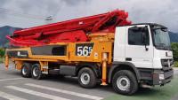 China Diesel Truck Used Putzmeister Concrete Pump M56-5 148M³/H With 5 Sections for sale