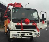China 37 Meter Used Concrete Pump Truck 100m³/H 8.3mpa 12mpa Pressure for sale