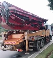 China Boom Used Concrete Pump Truck 46m / 4 Section 125mm Pipe CE Certificate for sale