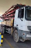 China Sany Brand 37M Used Concrete Pump Truck With 5 Boom Section for sale