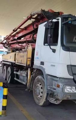 China Sany Brand 37M Used Concrete Pump Truck With 5 Boom Section for sale