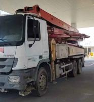 China Sany Brand 37M Used Concrete Pump Truck With 5 Boom Section for sale