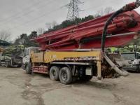 China Used Sany Concrete Pump Truck 46 meter with 24.8 tons capacity for sale