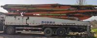 China Zoomlion Used Concrete Boom Pump Truck 56 Meter with Scania model for sale