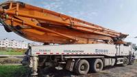 China Zoomlion Used Concrete Boom Pump Truck 56 Meter with Scania model for sale