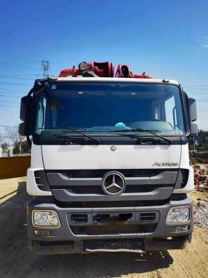 China 5 Boom Used Concrete Pump Truck 47m with Mercedes Benz Chassis for sale