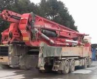 China Sany 56m Used Concrete Pump Truck With Volvo Chassis 172 M³/H Output for sale