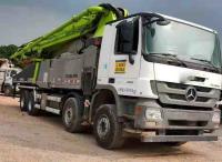 China Zoomlion Used Concrete Pump Truck , Used Concrete Boom Trucks 52 Meter 300KW for sale