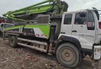 China Used Zoomlion Concrete Pump Truck 37M With Sinotruk Chassis 1370mm Feeding Height for sale