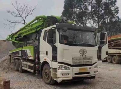 China 287KW Power Used Concrete Pump Truck 49M Vertical Reach With FAW Chassis for sale