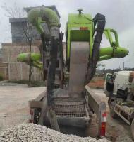 China 287KW Power Used Concrete Pump Truck 49M Vertical Reach With FAW Chassis for sale