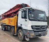 China Sany 56M Used Concrete Pump Truck With Mercedes Benz Chassis Model 2013 for sale
