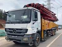 China Sany 56M Used Concrete Pump Truck With Mercedes Benz Chassis Model 2013 for sale