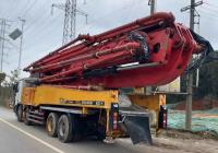 China Sany 56M Used Concrete Pump Truck With Mercedes Benz Chassis Model 2013 for sale
