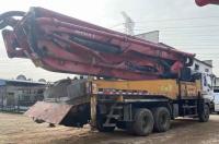 China Sany 46M Used Concrete Pump Truck With Isuzu Chassis Euro3/14.256L for sale