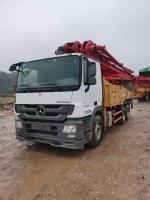 China Sany 56M Used Concrete Pump Truck With Mercedes Benz Chassis Model 2012 for sale