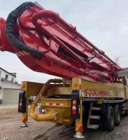 China Euro4 Second Hand 52m Concrete Pump , boom pump truck SYM5419THBF 52 for sale